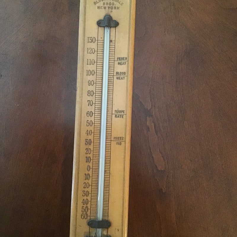 Vintage Thermometer - Etsy