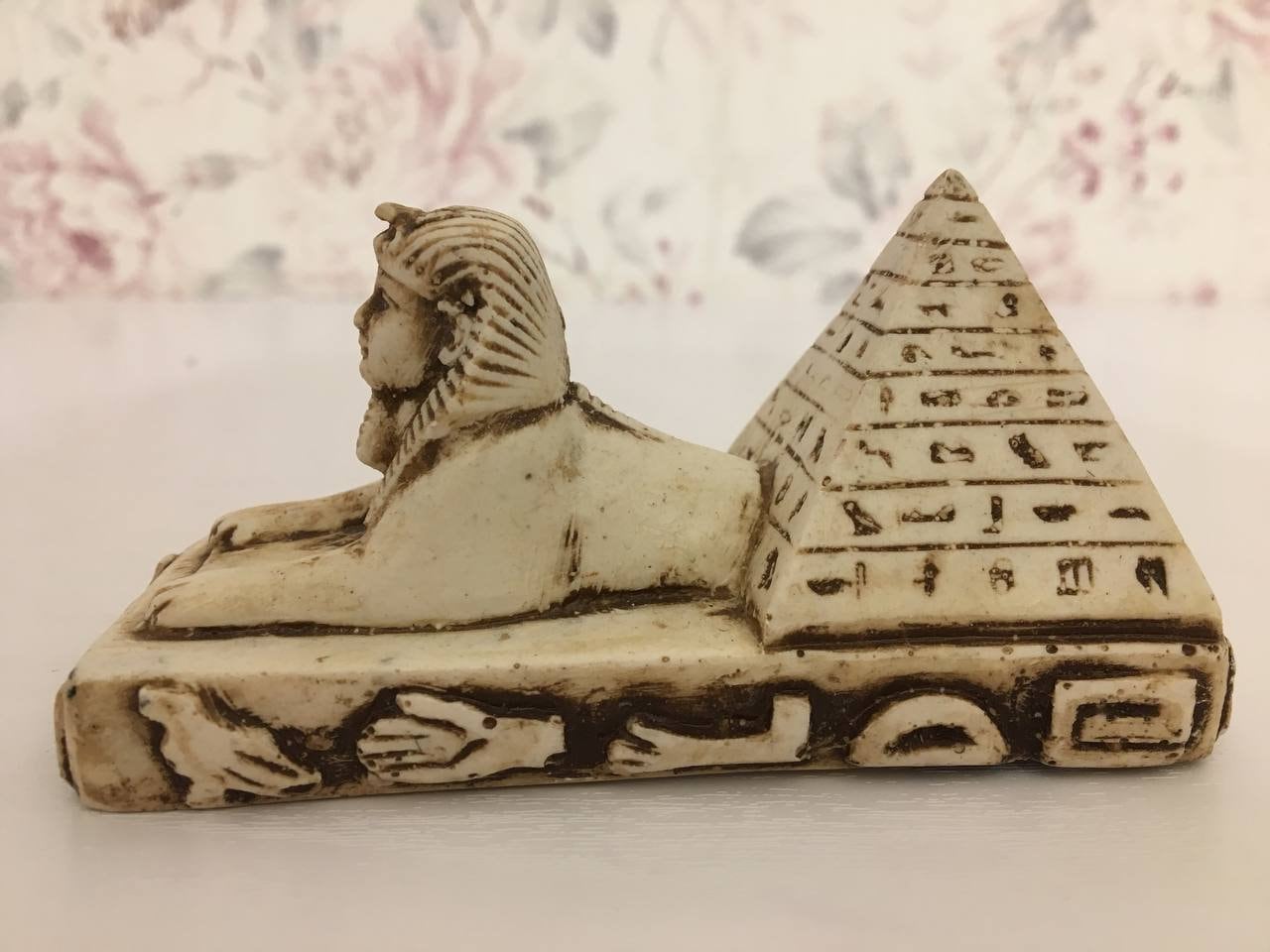 Unique Egyptian Sphinx Statue Handmade Heavy Sculptural Plastic ...