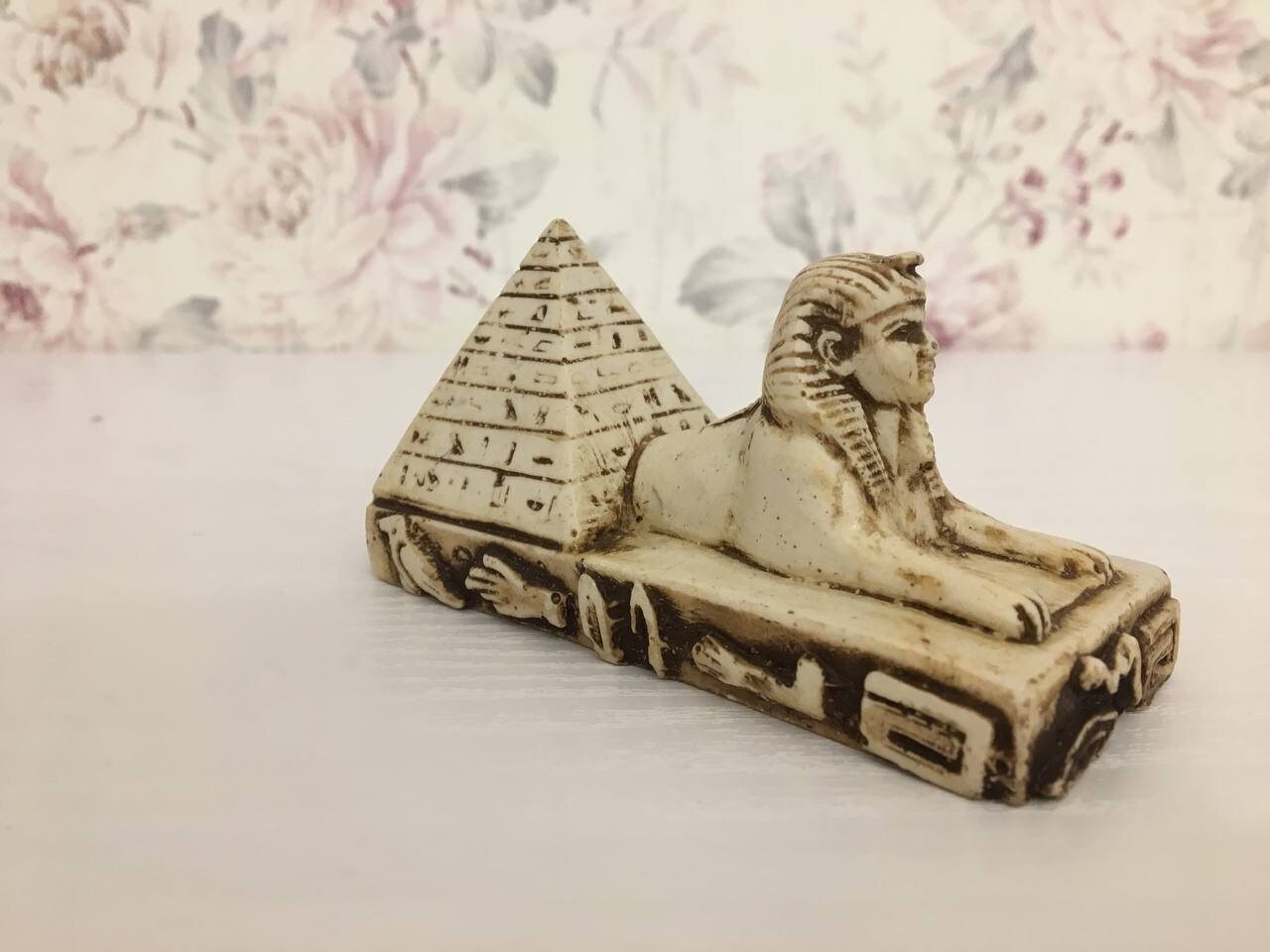 Unique Egyptian Sphinx Statue Handmade Heavy Sculptural Plastic ...