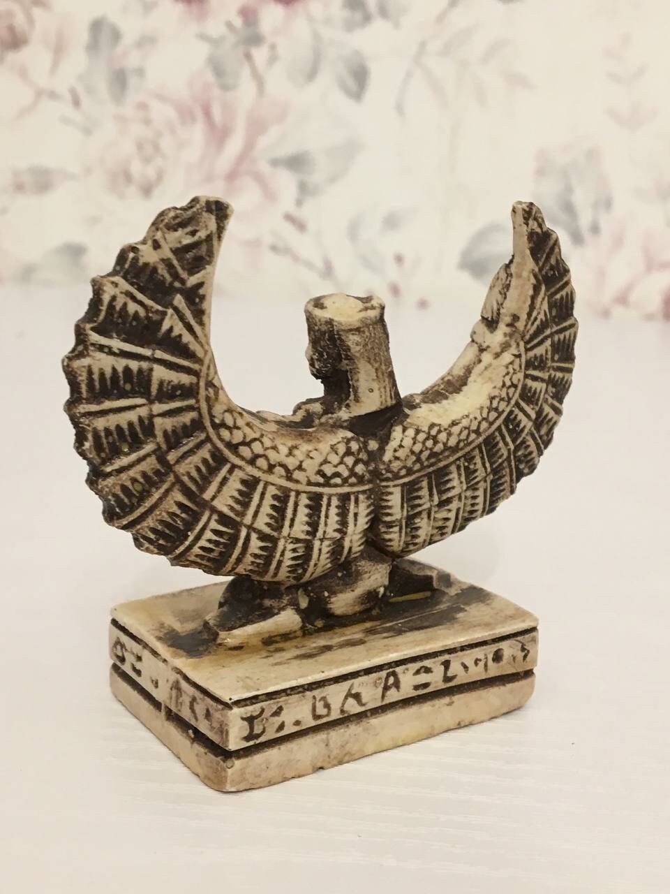 Estatua de Isis alada de diosa egipcia, estatua hecha a mano, alas ...