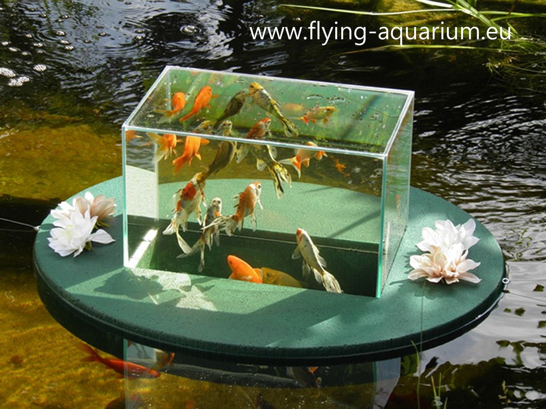 Flying-aquarium-oval© "basic" 2500 Green the Floating Pond Aquarium ...