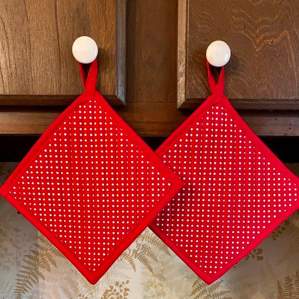 White Red Polka Dots - Etsy