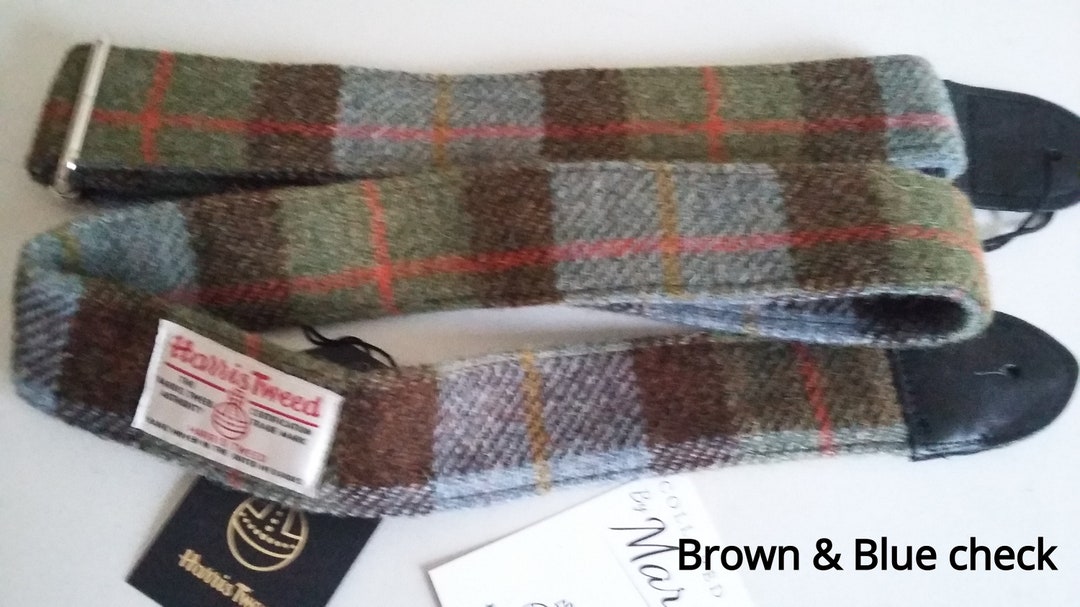 Guitar Strap HARRIS TWEED - Etsy