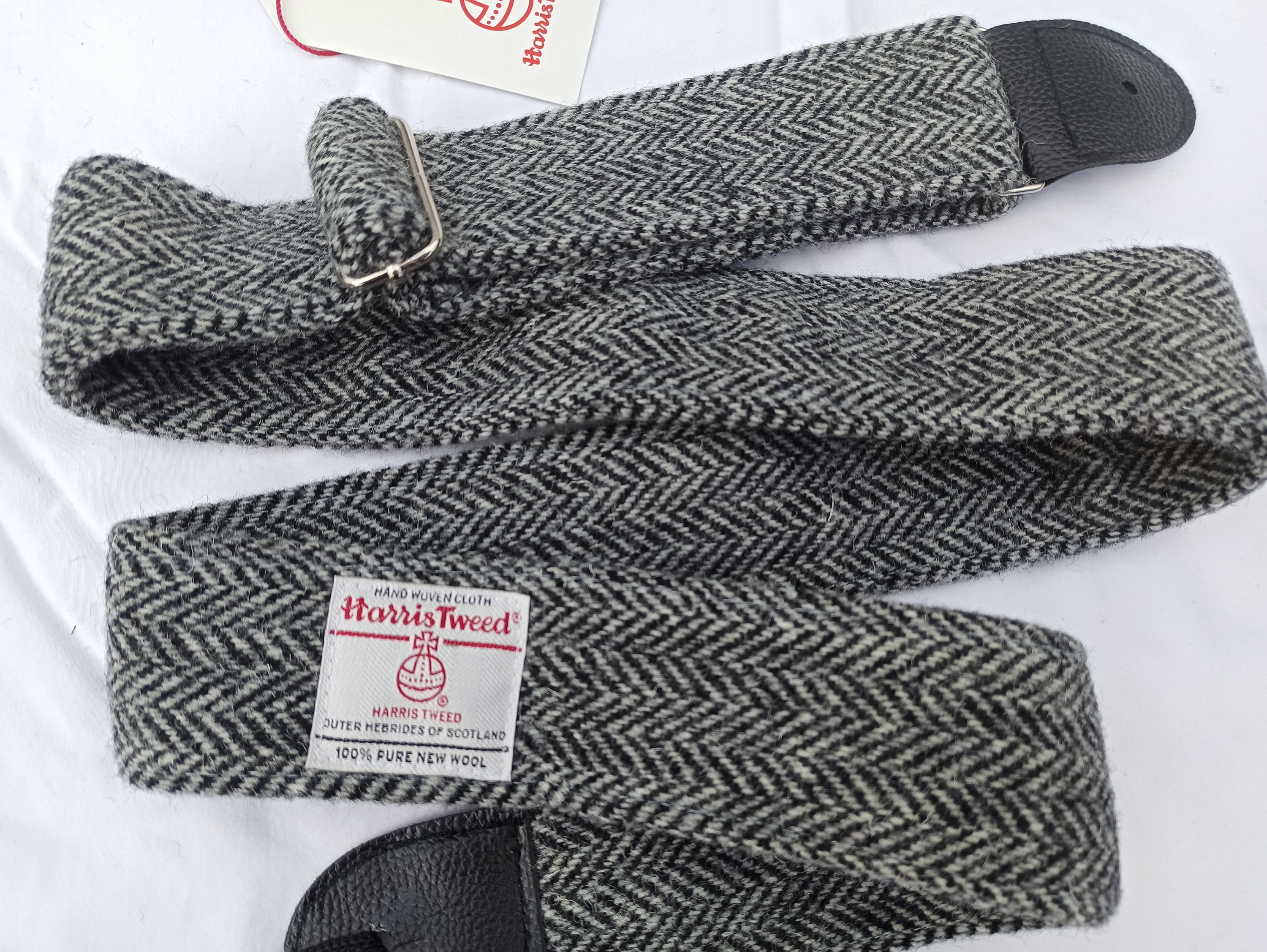 Guitar Strap HARRIS TWEED - Etsy