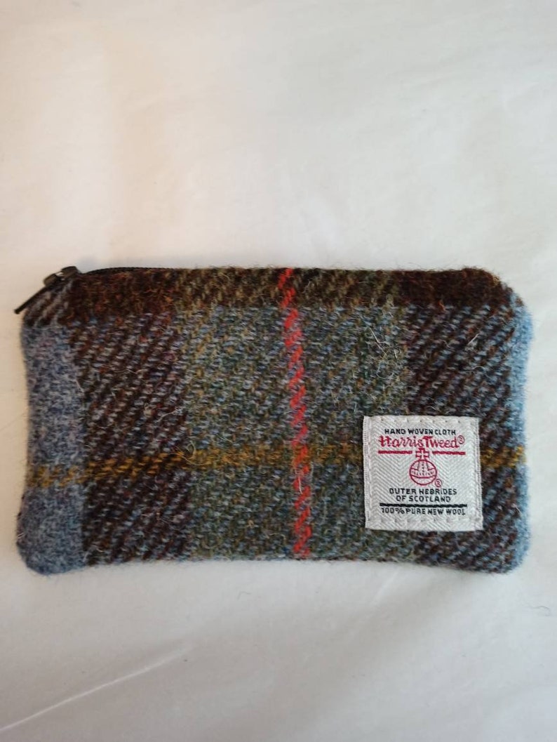 HARRIS TWEED Purse - Various Colours - Etsy
