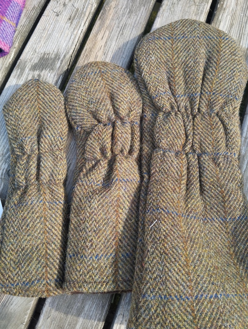 HARRIS TWEED Golf Club Covers Set of 3 - Various Colours - Etsy