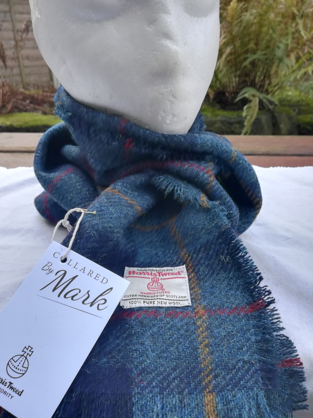 HARRIS TWEED Scarves - Various Colours - Free UK Postage - Etsy