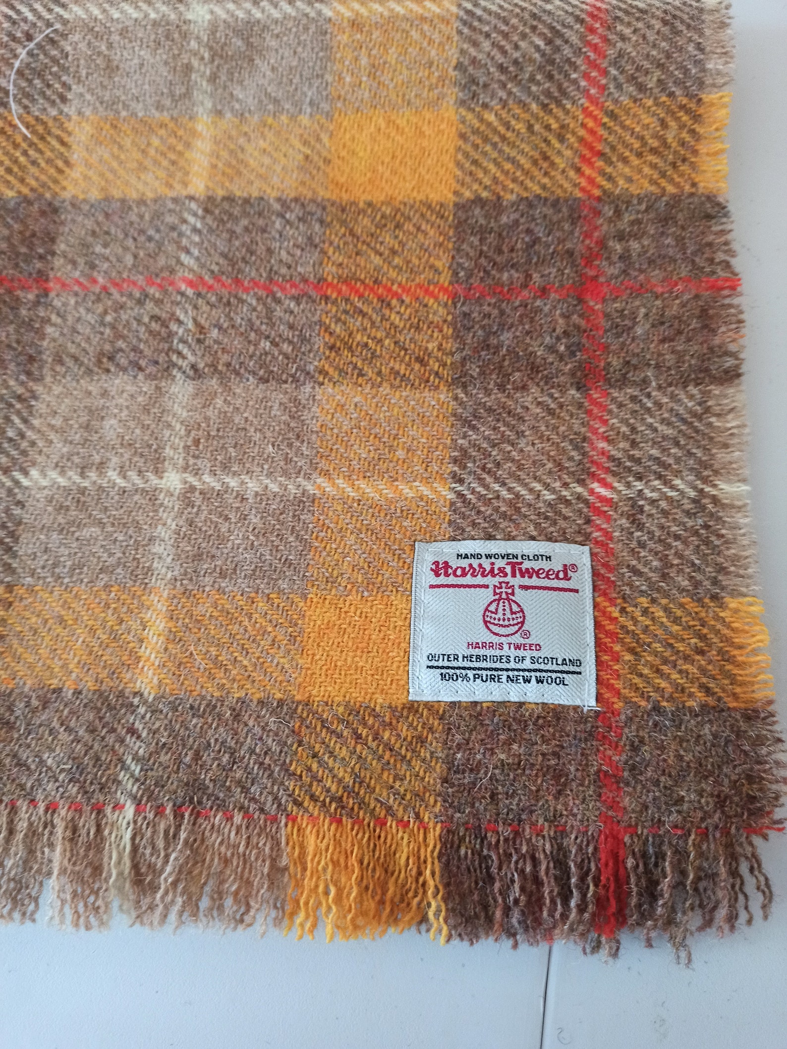 Harris Tweed Scarves Various Colours Free UK Postage - Etsy