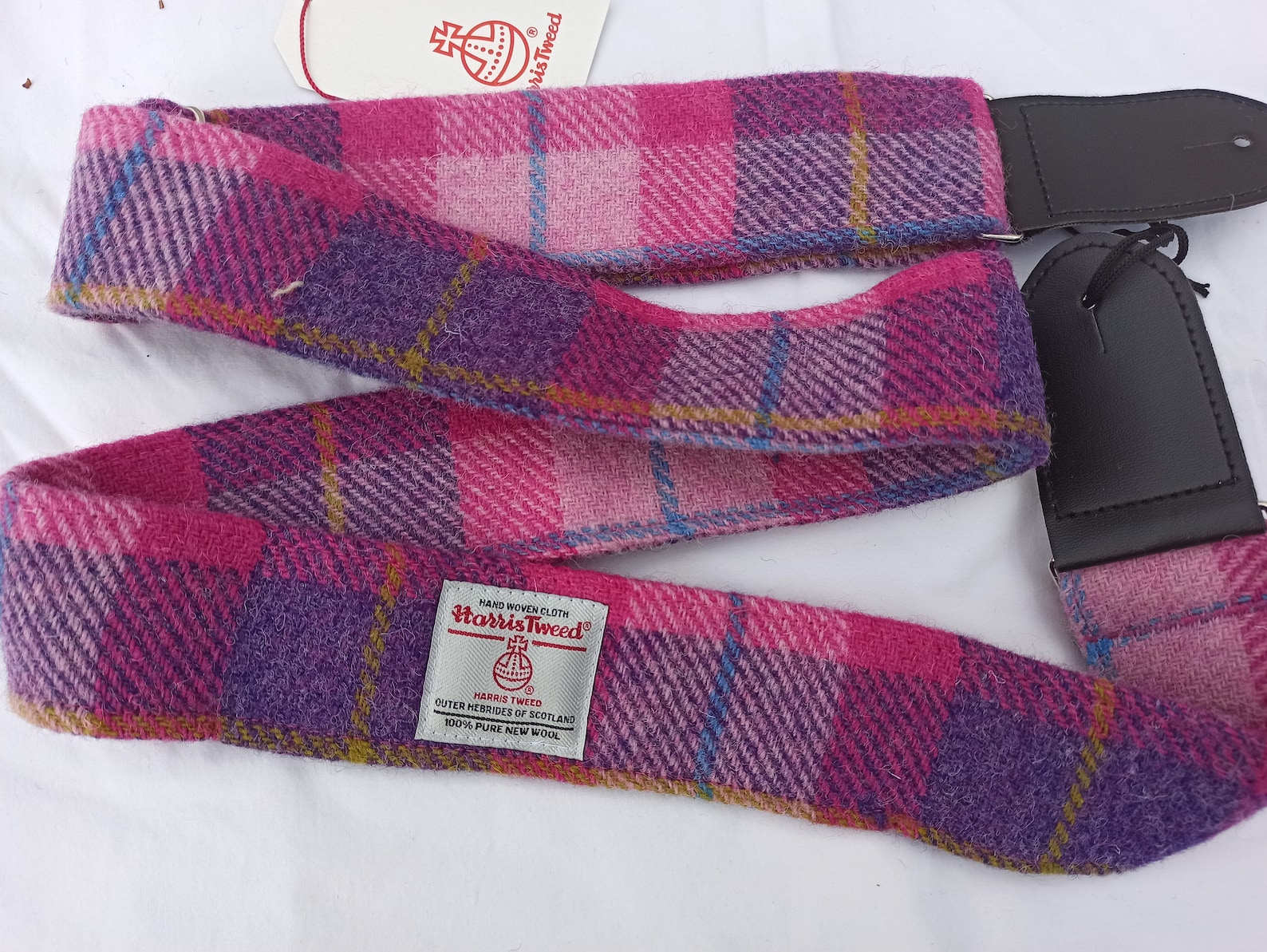 Guitar Strap HARRIS TWEED - Etsy