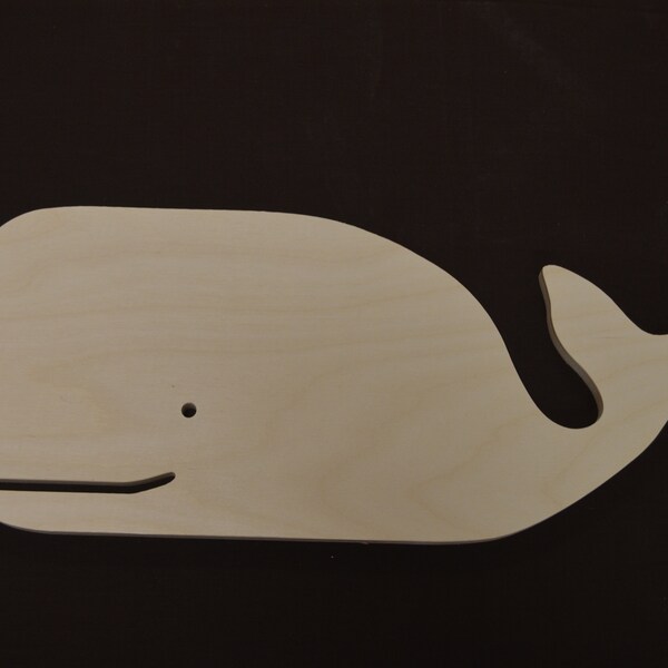 Whale Wood Cutout - Etsy