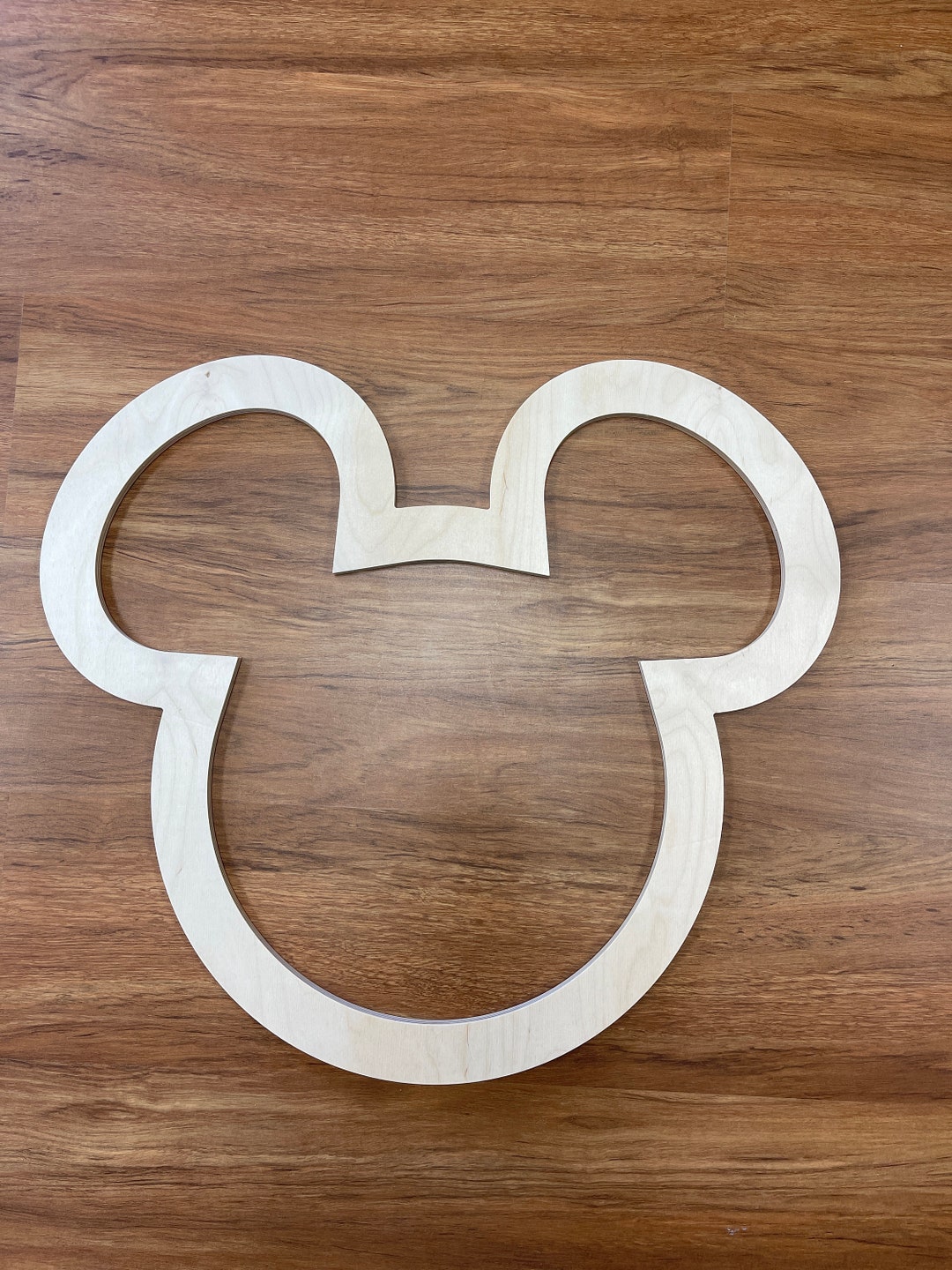Mickey and Minnie Mouse Border, Disney Themed Decor, Wooden Mickey ...