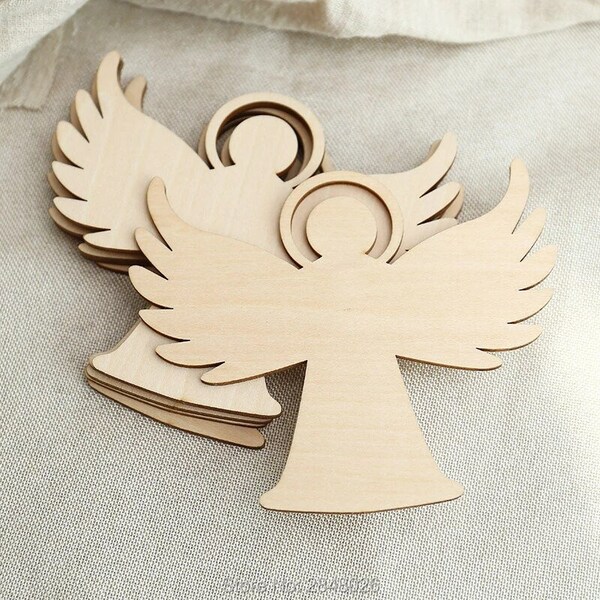 Wood Angel Ornament - Etsy