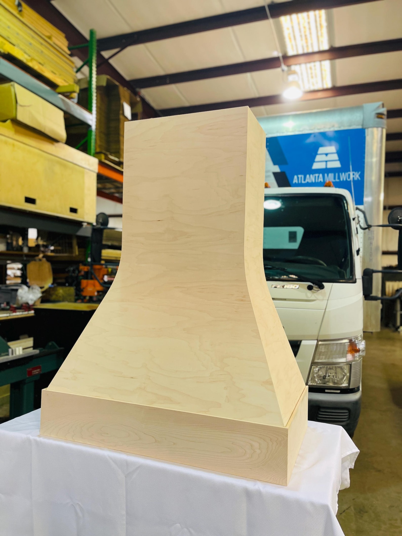 Assembled Custom Range Hood Curve - 36" Wide or 30" Wide Custom Made ...