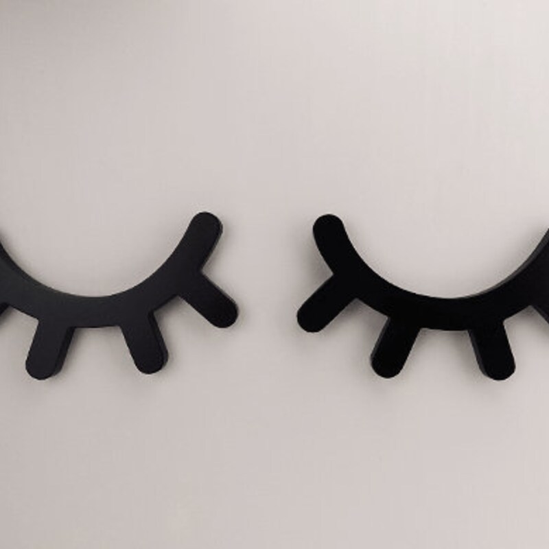 Eyelash Wall Decal - Etsy