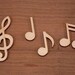 Music Music Notes Treble Clef Double Note Single Note Bass Clef Sharp ...