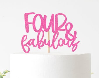 Four and Fabulous Party - Etsy