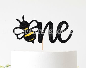 It's Fun to Bee One Cake Topper Bumble Birthday Party Decorations Smash ...