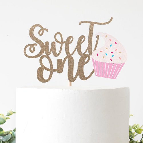 Sweet One Cake Topper Ice Cream Party Theme Party Dessert - Etsy