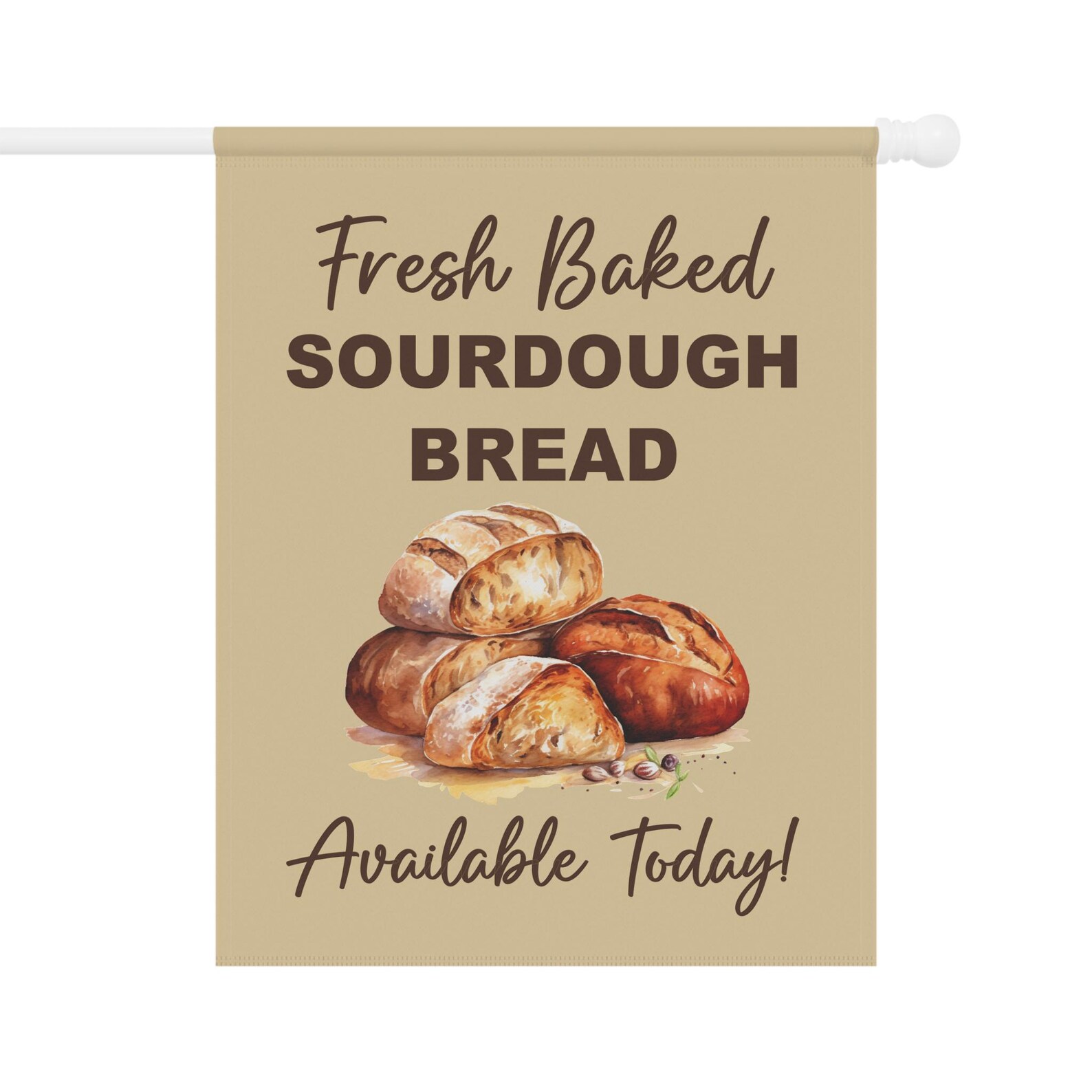 Sourdough Bread Sign Bakery Sign Grocery Flag Farmers Market Sign ...