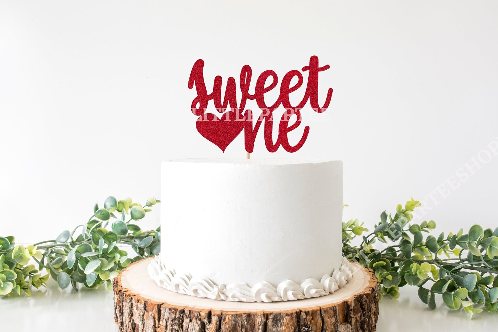 Sweet One Cake Topper / Valentine's First Birthday Party / - Etsy