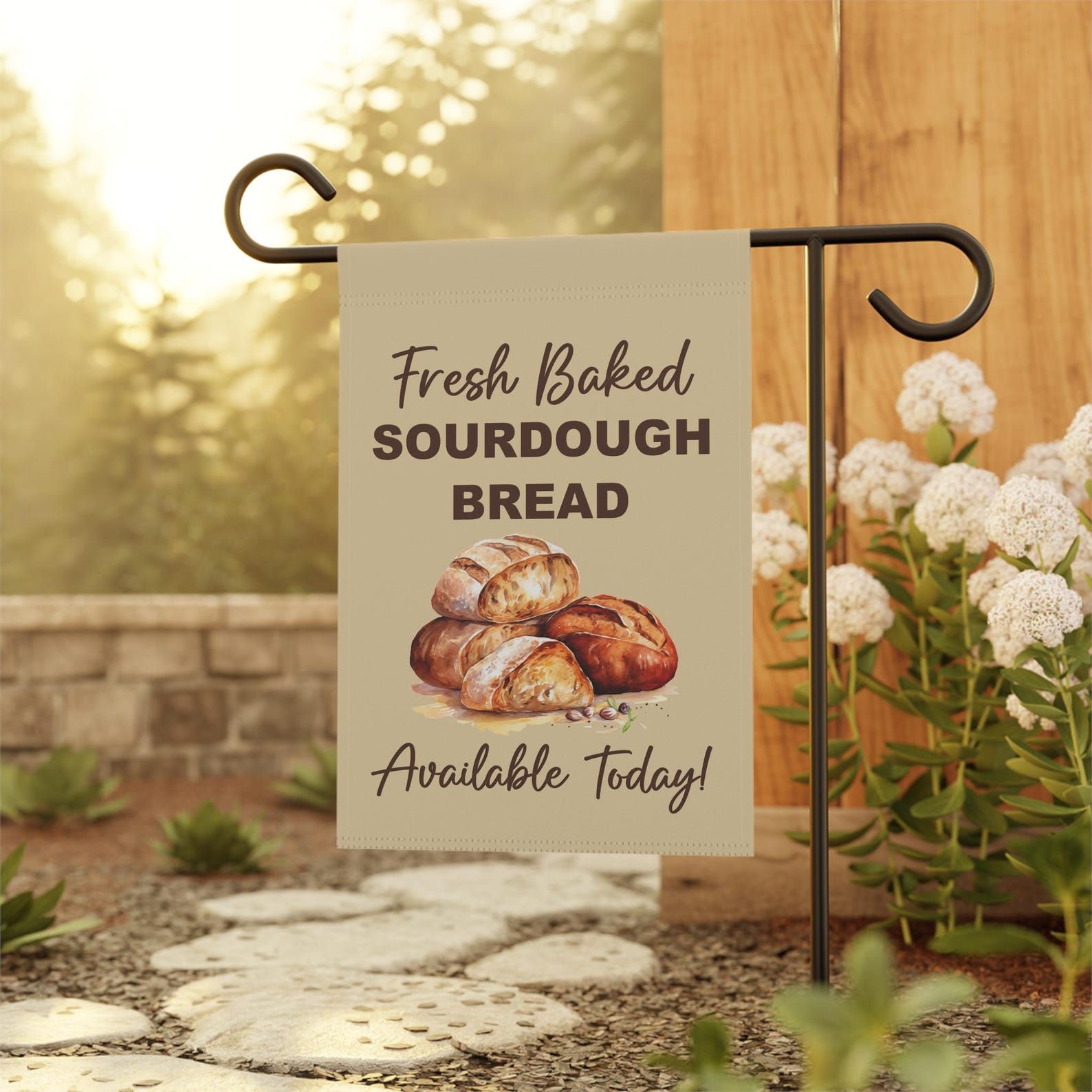 Sourdough Bread Sign Bakery Sign Grocery Flag Farmers Market Sign ...