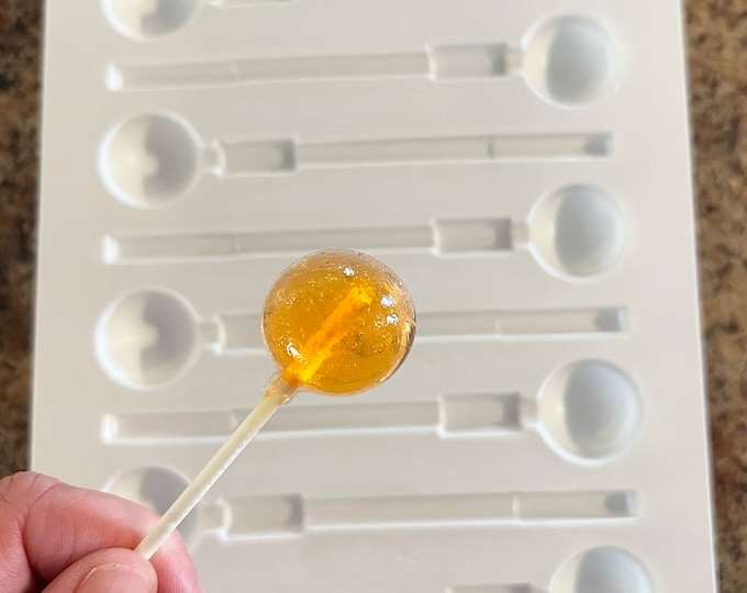 Ball, Lollipop Hard Candy Mold, DIY Suckers, 8H-5201 - Etsy