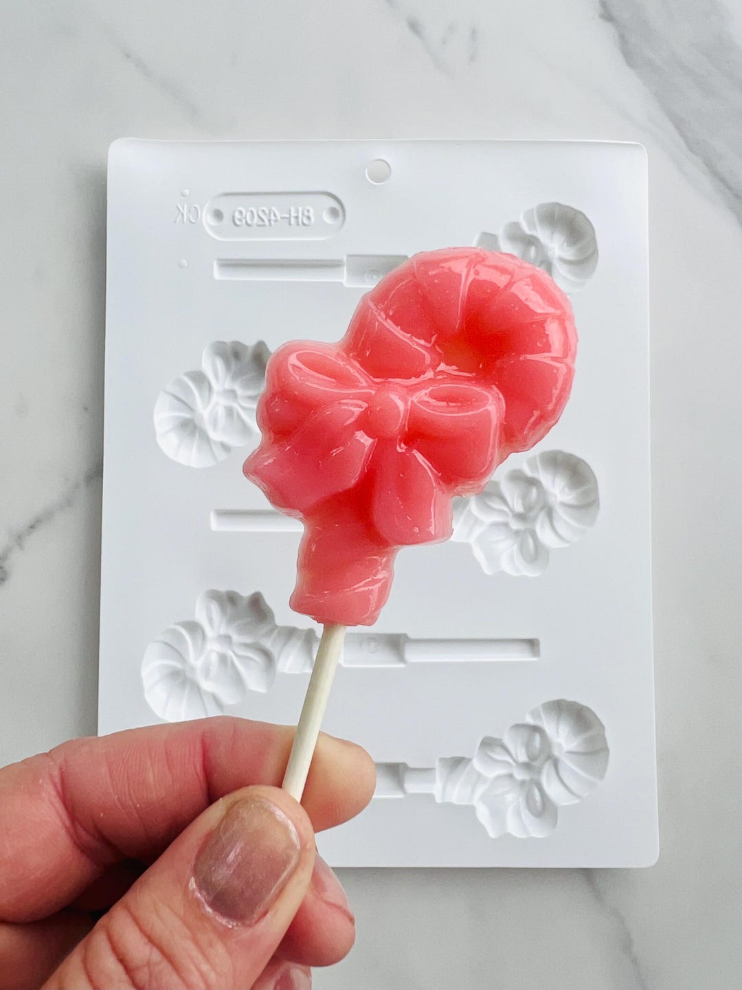 Candy Cane 2 1/4", Lollipop Hard Candy Mold, DIY Suckers, 8H-4209 - Etsy