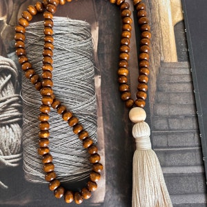 108 Mala Bead,tassel Necklace,mala ,108 Meditation Bead,yoga Prayer ...