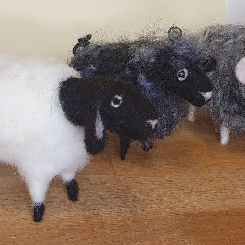 Needle Felted Sheep - Etsy