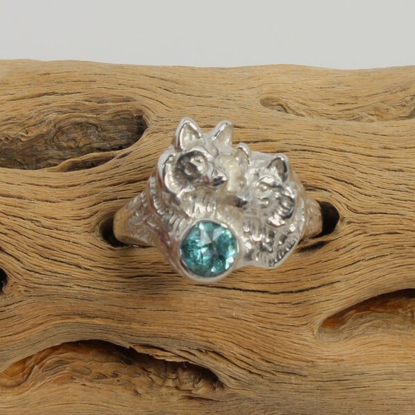 Wolf Wolves Ring - Etsy