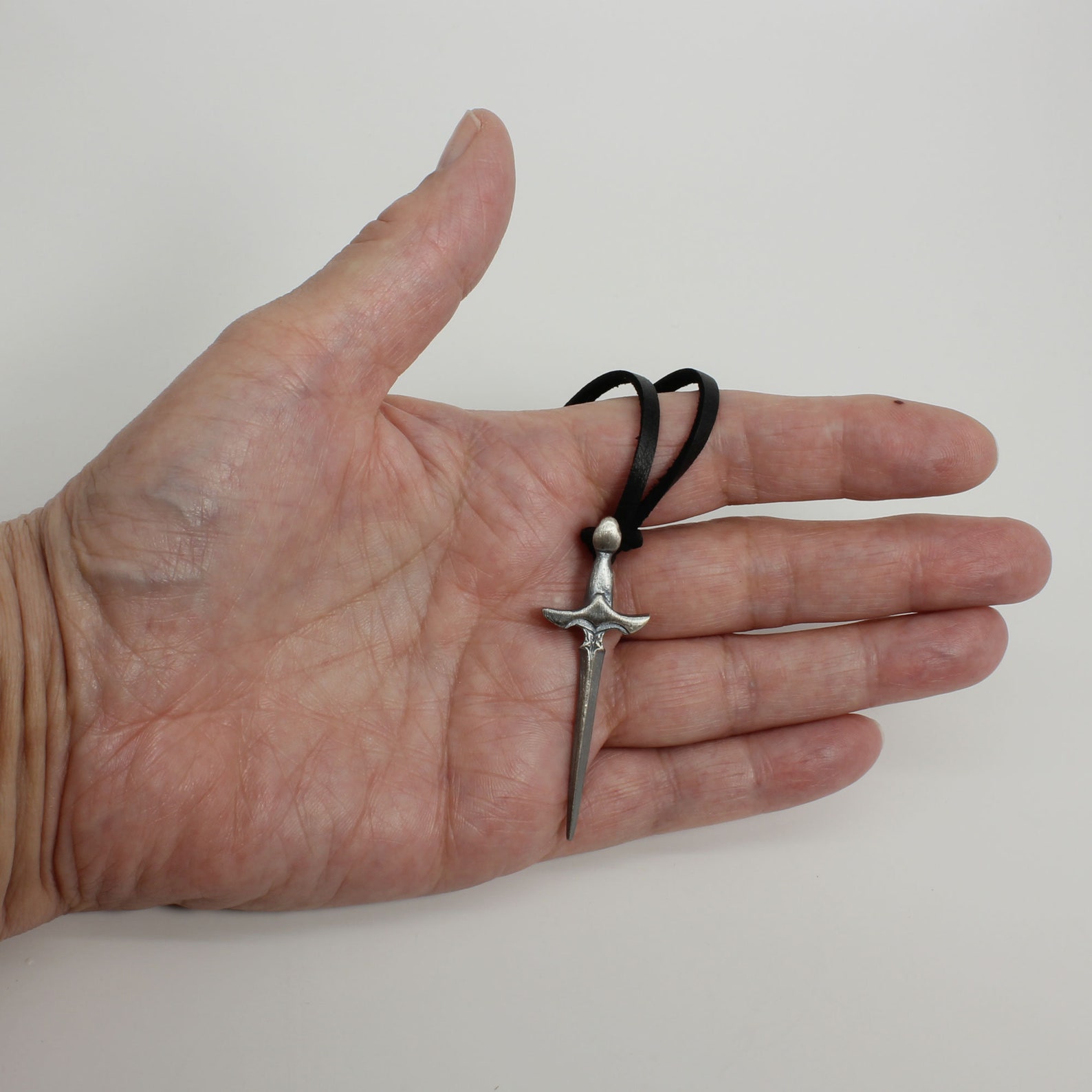 Silver Sword Necklace Estock Tuck Sword Sterling Silver 24 - Etsy