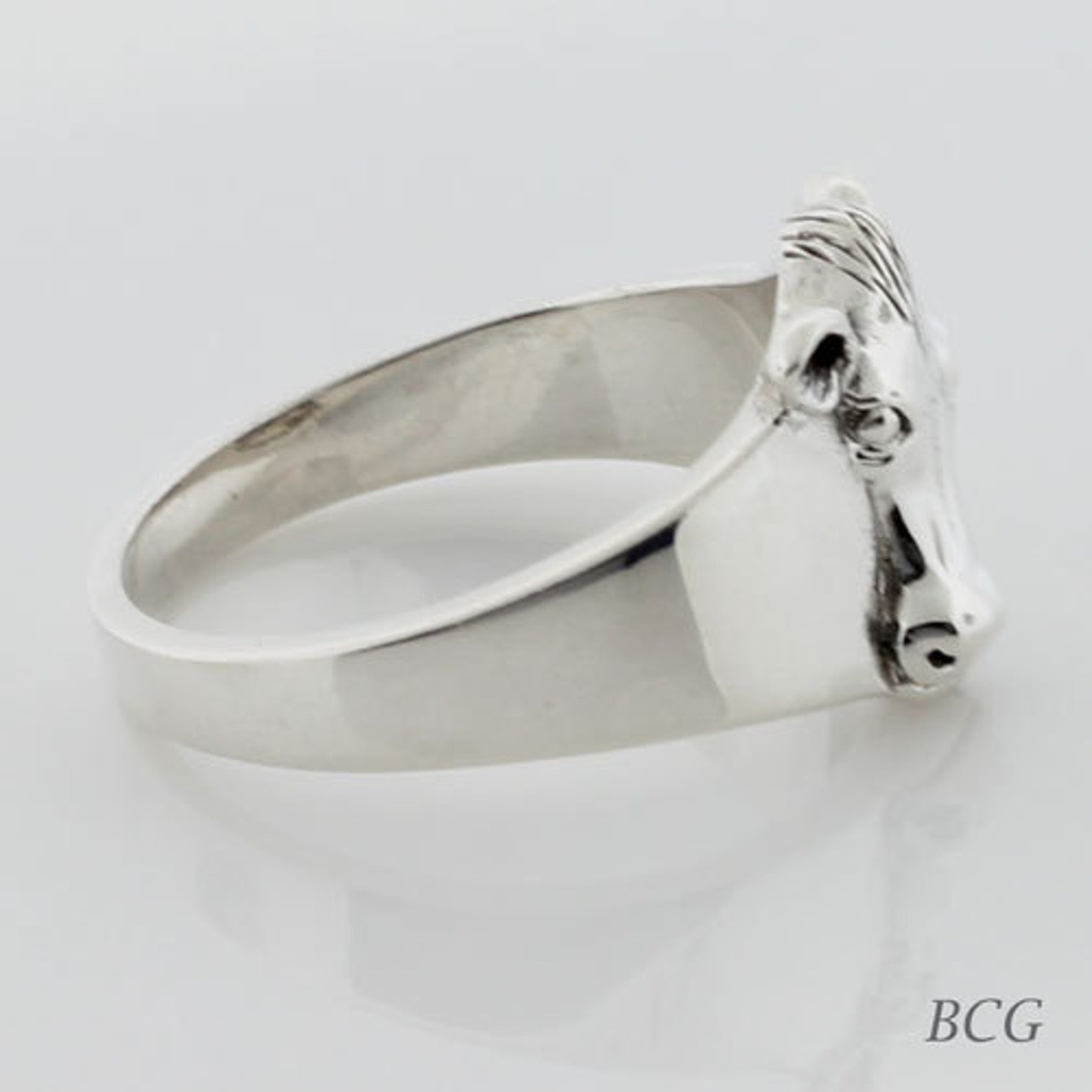 Cow Silver Ring Dairy Cow Eclipse the Cow Sterling Ring - Etsy