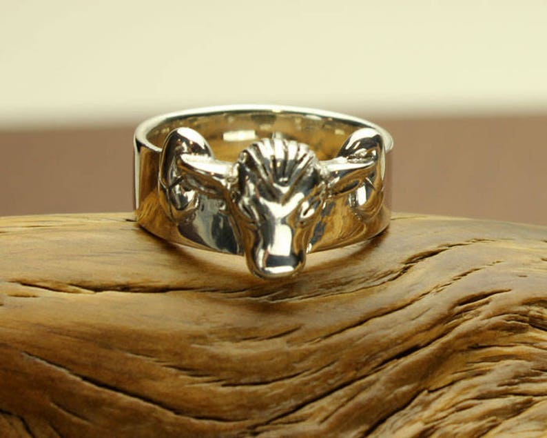 Cow Silver Ring Dairy Cow Ring Calf Heifer Sterling Silver | Etsy