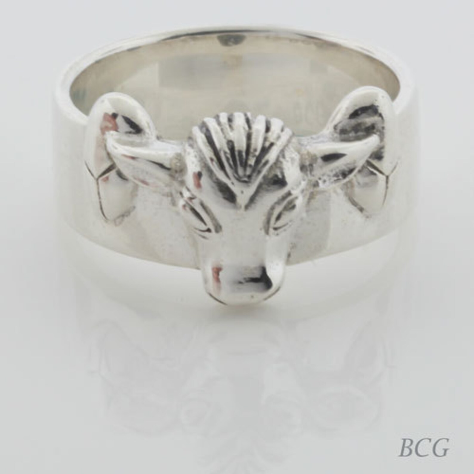 Cow Silver Ring Dairy Cow Ring Calf Heifer Sterling Silver | Etsy