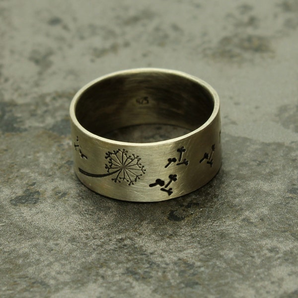 Dandelion Ring - Etsy