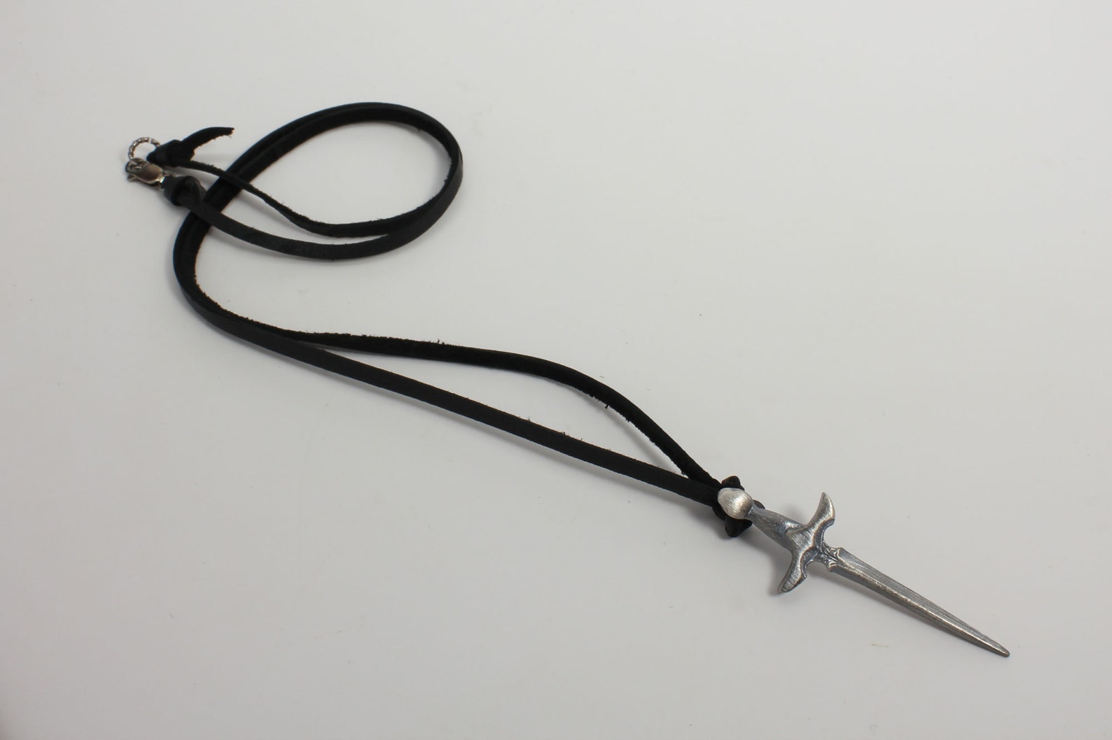 Silver Sword Necklace Estock Tuck Sword Sterling Silver 24 - Etsy