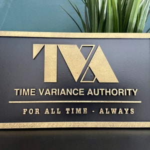 Loki TVA Mini Time Variance Authority Sign - Etsy
