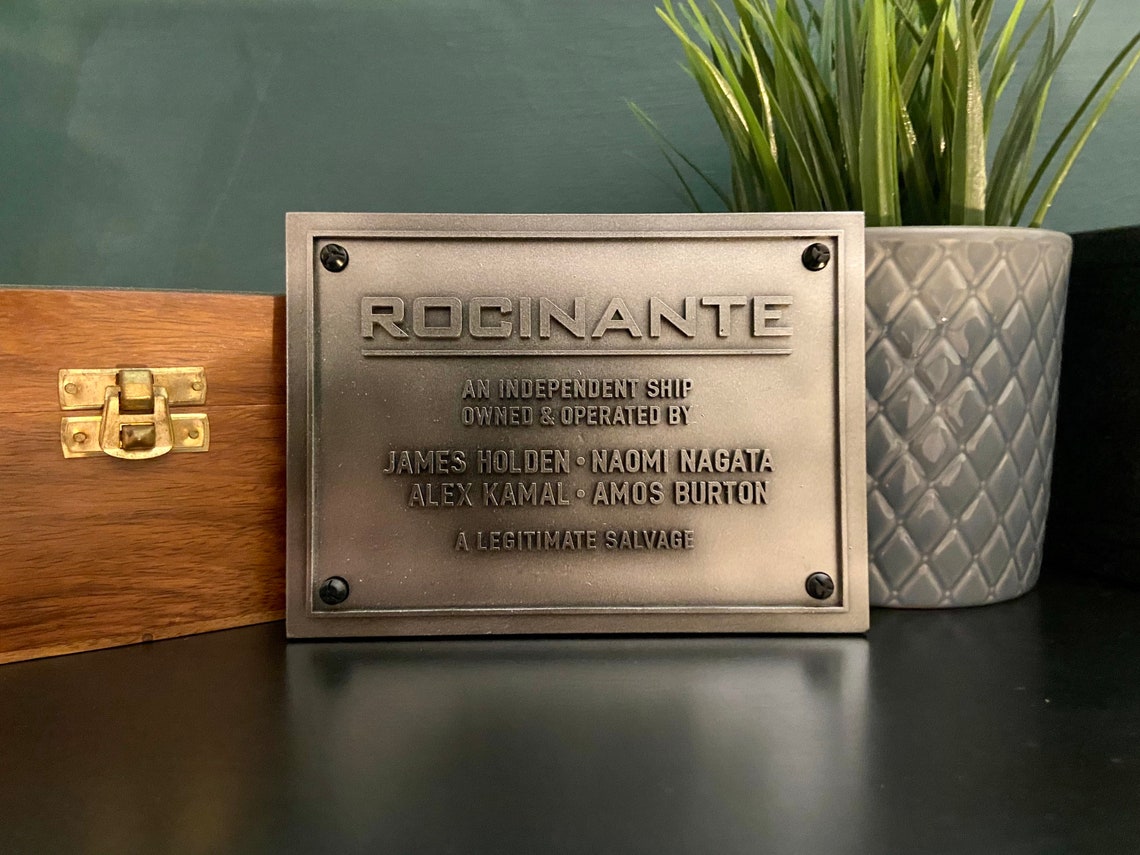 The Expanse Rocinante Mini Sign Prop Replica - Etsy