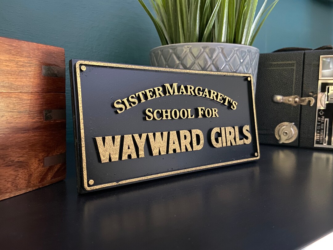 Deadpool Wayward Girls Sign Prop Replica Mini - Etsy