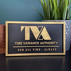 Loki TVA Mini Time Variance Authority Sign - Etsy