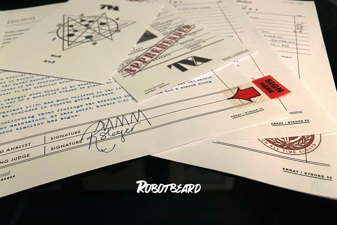 Fanart of Loki TVA Variant File Folder Reports Forms Replica Prop ...