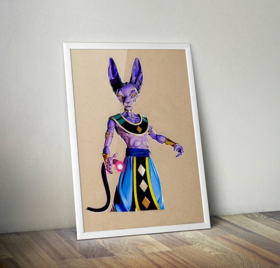Lord Beerus Fine Art Print A4/A3 | Etsy