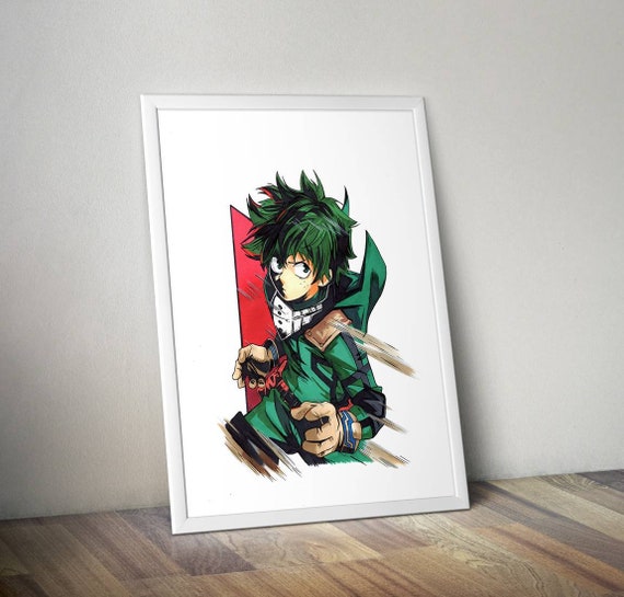 Deku Fine Art Print A4/A3 | Etsy