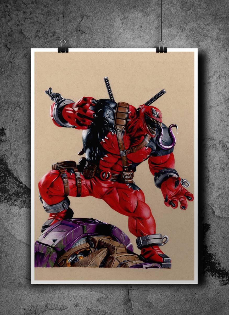 Venompool - Fine Art Print - A4/A3 - Etsy