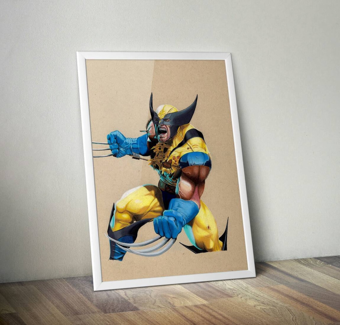 Wolverine - Fine Art Print - A4/A3 - Etsy España