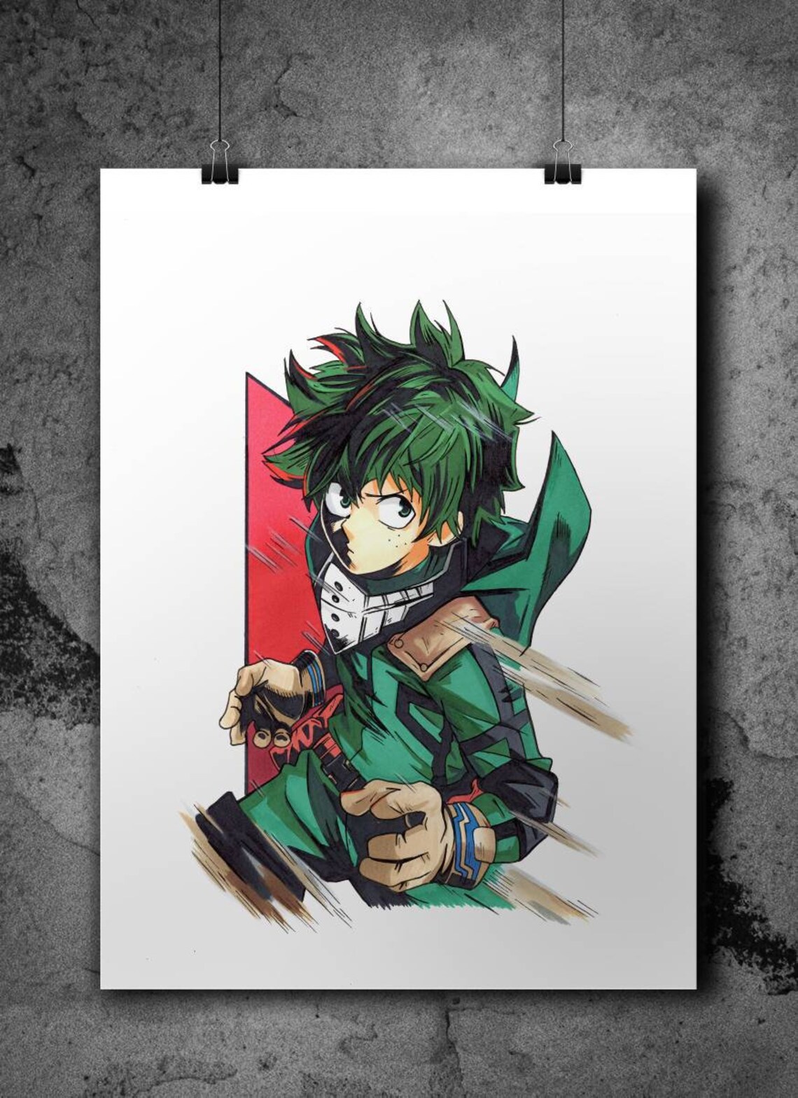 Deku Fine Art Print A4/A3 | Etsy