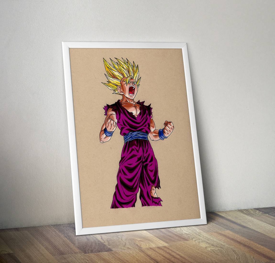 Young Gohan - Fine Art Print - A4/A3 - Etsy