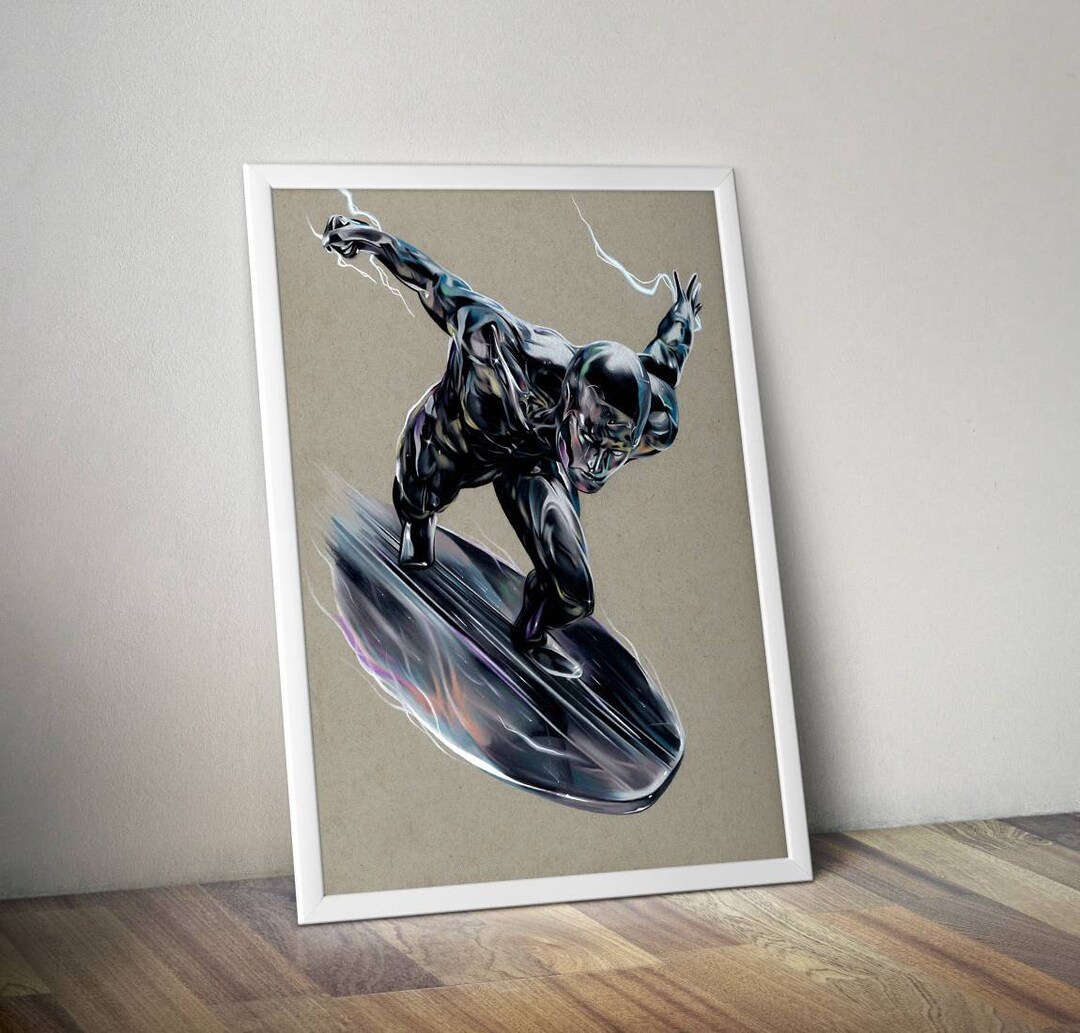 Silver Surfer - Fine Art Print - A4/A3 - Etsy