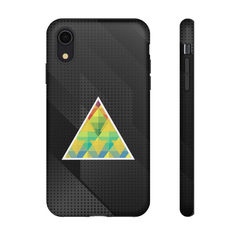 Tough Case, Multi Tone, Triangle Phone Case, Textured Print, Abstract ...