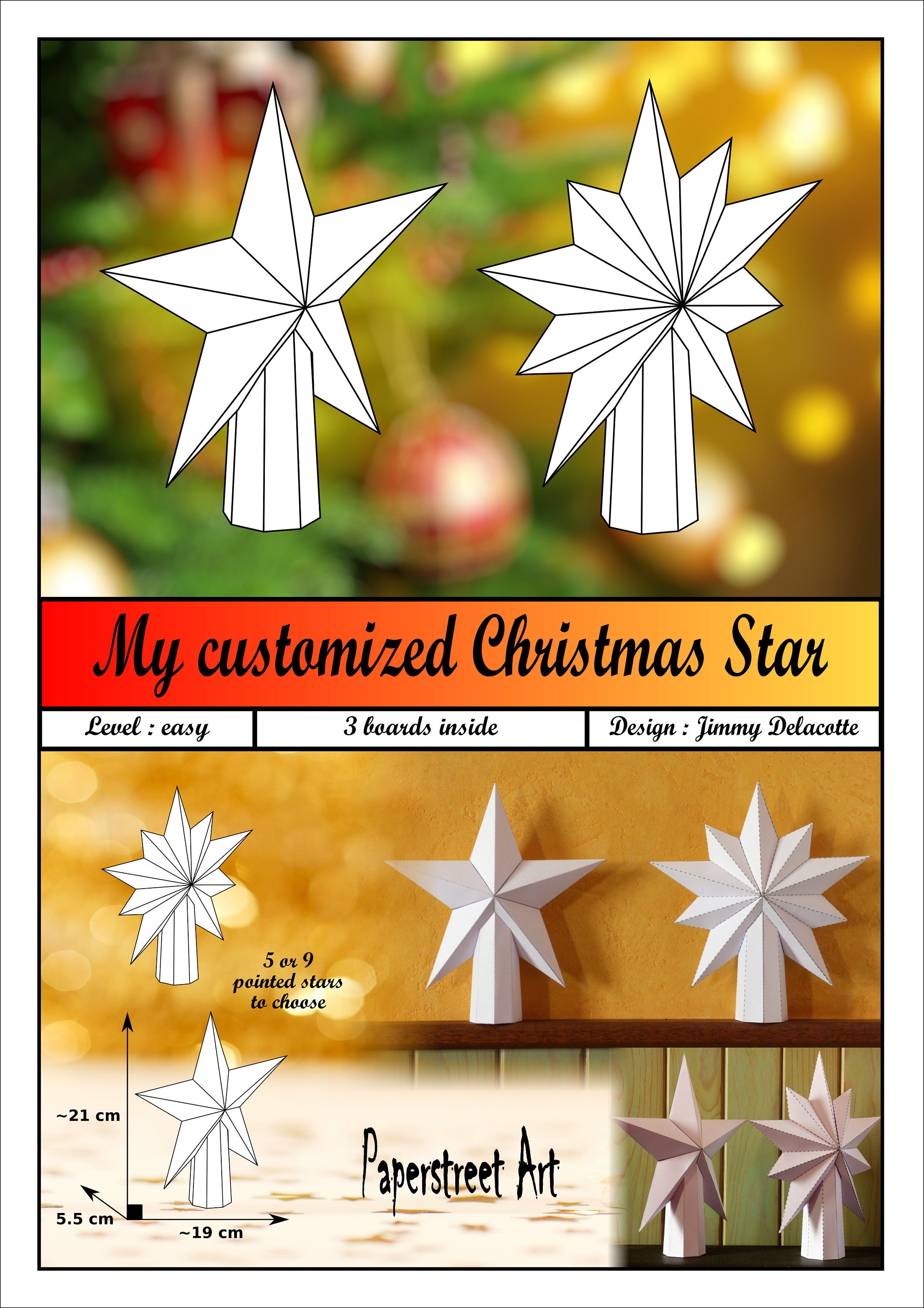 My Customized Christmas Star - Etsy